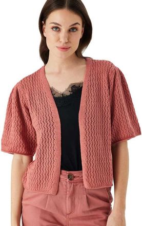 Garcia Garcia Damen Cardigan Knit Strickjacke, Canyon Rose, L