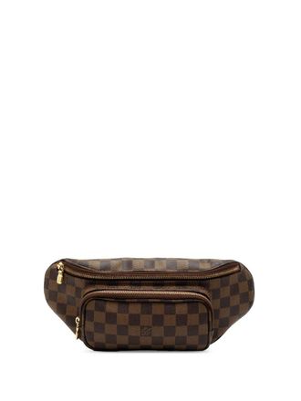 Louis Vuitton sac banane Melville Bum Bag en toile Damier &Eacute;b&egrave;ne (2006) - Marron