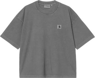 Carhartt Work in Progress Femme, Tops, Gris, Taille: 42 FR S/S Nelson T-Shirt