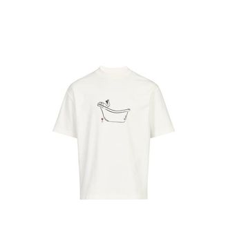 Dr&ocirc;le de Monsieur T-shirt droit en coton