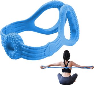Generic Abbildung 8 Widerstandsb&auml;nder, 8 geformte Widerstandsb&auml;nder, elastische Pilates-&Uuml;bung Abbildung 8 Widerstandsband | Elastisches Seil f&uuml;r Schulter, Bei