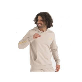 Emporio Armani Emporio Armani Ea7, Homme, Sweatshirts et sweats à capuche, Beige, Taille: S SweaT-shirt - Beige et Or