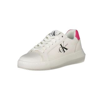 Calvin Klein Calvin Klein Wei&szlig;e Leder Damen Sneaker - - Shoes - Damen - Wei&szlig; - 40 EU