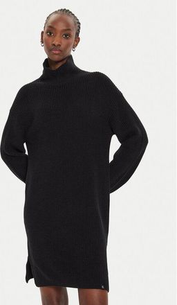 Calvin Klein Jeans Strickkleid Chunky J20J224662 Schwarz Loose Fit
