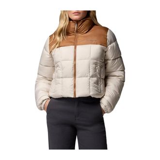 Columbia Veste matelass&eacute;e courte Puffect III - Femme - Sport - Beige - Taille: 38 FR