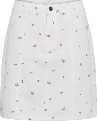 Kaffe KAflora Rock - - Skirts - Damen - Wei&szlig; - L