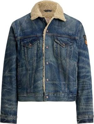 Polo Ralph Lauren Veste denim droite col classique en coton