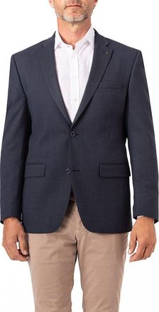 Roy Robson Herren Sakko blau Woll-Stretch
