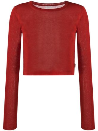 Woolrich Pullover mit rundem Ausschnitt - Rot