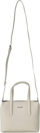 Calvin Klein Damen Umhängetasche Mini Tote Klein, Elfenbein (Dk Ecru), Einheitsgröße
