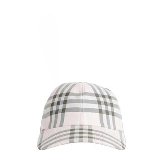 Burberry Homme, Accessoires, Multicolore, Taille: S Casquette de baseball en coton &agrave; carreaux