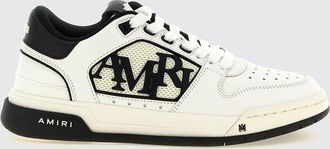 Amiri Baskets basses en cuir avec bout perfor&eacute; et logo lettrage
