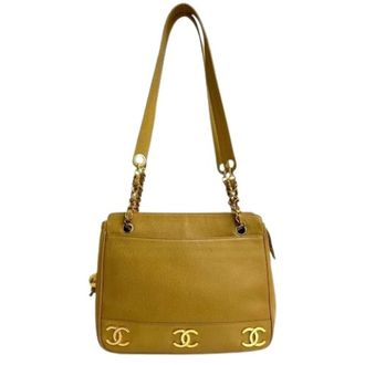 Chanel Pre-owned Ledertasche - - Pre-owned - Damen - Beige - ONE SIZE