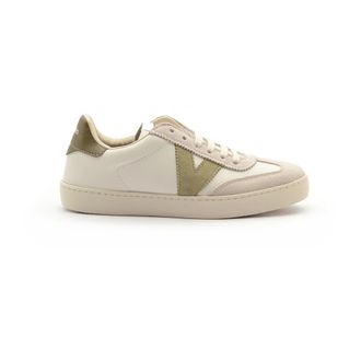 Victoria Femme, Chaussures, Vert, Taille: 37 EU Baskets en cuir vert