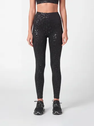 Plein Sport Leggings mit Animal-Print aus technischem Stretch-Gewebe