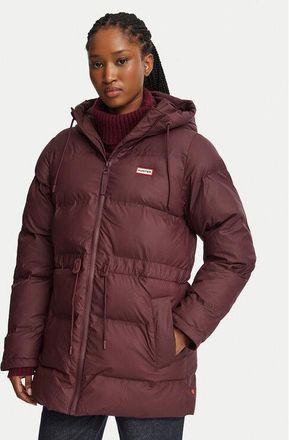 Hunter Winterjacke HARW0002252 Dunkelrot Regular Fit