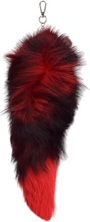 Generic Porte-cl&eacute;s pour femme - Queue de Th&eacute;rian - Personnalis&eacute; - Sac &agrave; dos &agrave; pompon - Accessoire de sac &agrave; main - Pendentif cosplay - Jouet photo - Porte-cl&eacute;s