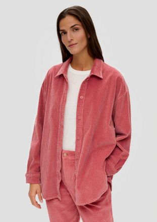 s.Oliver Langarmbluse Indoor-Blazer Overshirt aus Cord