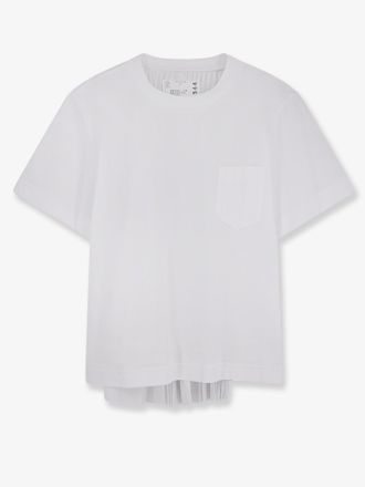 sacai Cotton and polyester t-shirt - SACAI - gender_Woman