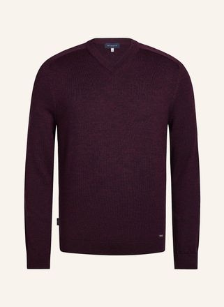 MR MARVIS Mr Marvis Pullover The Merino V-Neck lila