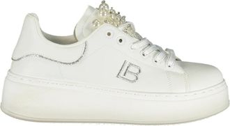Laura Biagiotti Femme, Chaussures, Blanc, Taille: 41 EU Chaussure de sport &agrave; lacets