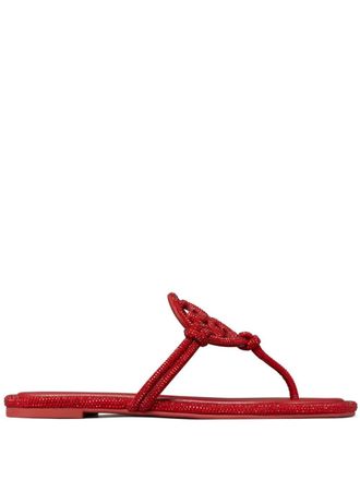 Tory Burch claquettes Miller - Rouge