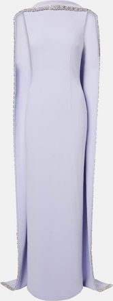 Roland Mouret Robe longue en satin à ornements