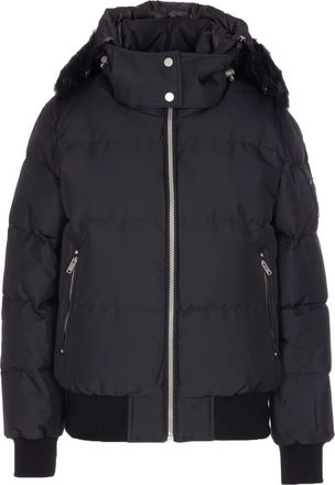 Moose Knuckles Gefütterte Cloud Kapuzenjacke - Schwarz