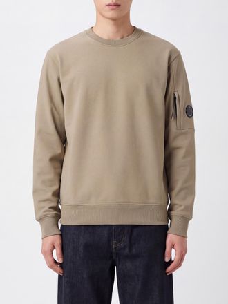 C.P. Company C. P. COMPANY Rundhals-Sweatshirt aus Baumwolle mit appliziertem Logo
