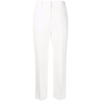 Ermanno Scervino Femme, Pantalons, Blanc, Taille: 36 FR Pantalon Droit