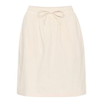 Saint Tropez Jupe Ice avec Taille &Eacute;lastique - Femme - Jupes - Beige - Taille: 38 FR