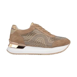 Alma En Pena Sneaker mit Strassdruck - - Shoes - Damen - Braun - 36 EU