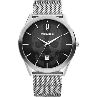 Police Police Herren Armbanduhr Patriot Schwarz Silber Pl.15305Js/02Mma - - Accessories - Herren - Grau - ONE SIZE