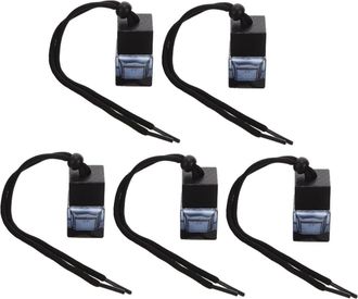 SOLUSTRE 5 Stück Teiliges Auto Parfümflaschen aus Langlebigem Nachfüllbar Hängender Aromadiffusor für Auto Büro und Zuhause Stilvolle Fahrzeug Innenraum Dekora