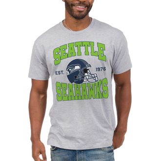 Junk Food Clothing x NFL - Seattle Seahawks - Team Helmet - Unisex Adult Short Sleeve Fan T-Shirt for Men and Women - Size X-Large