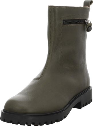 Think Think Trento Damen chromfrei gegerbte nachhaltige Stiefelette, Olive 7000, 40.5 EU