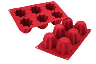 Silikomart Silikomart 26.100.63.0063 SF 100 MINI PANDORO - SILICONE MOULD 75X75 H 60 MM