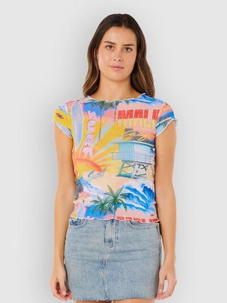 Rip Curl Hotel Malibu Sheer T-Shirt multi