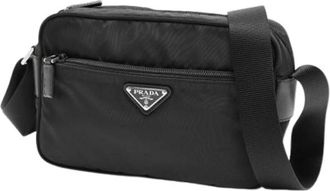 Prada unisex, Pre-owned, Noir, Taille: ONE Size Sac bandouli&egrave;re Pre-owned Vintage en nylon