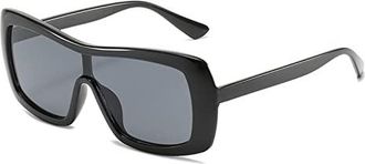 Generic 2025 Designer Fashion Candy Color Big Frame Street Shooting Lunettes de soleil pour hommes et femmes (couleur : A, taille : moyen)