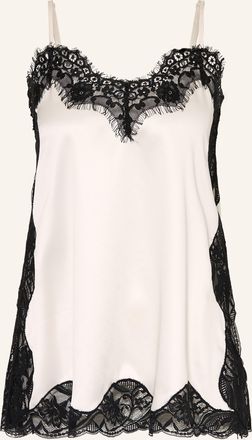 Mrs & Hugs Mrs & Hugs Satintop Mit Spitze weiss