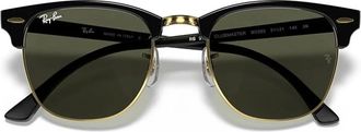 Ray-Ban unisex, Accessoires, Noir, Taille: 51 MM Rb3016 Clubmaster Lunettes de soleil