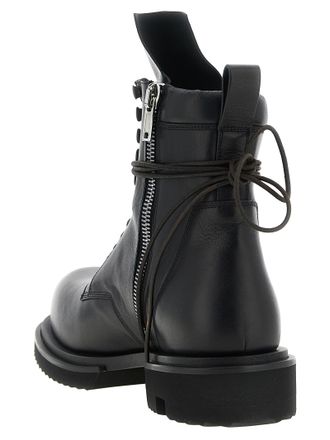 Rick Owens Low Army Gabe Boot - Black