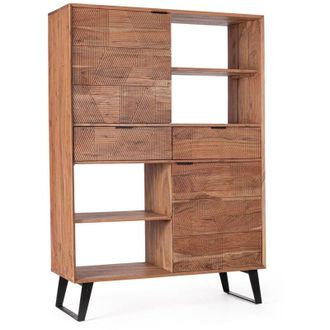 M&S Collection M&s - Buffet 2 portes et 2 tiroirs 118x40x165 cm en bois dacacia - izaru