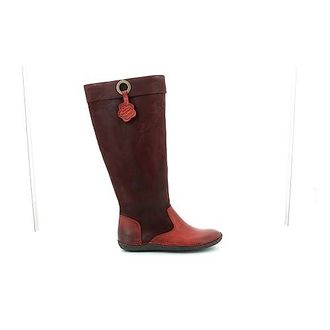Kickers Hohigh, Bottes Femme, Rouge Bordeaux, 38