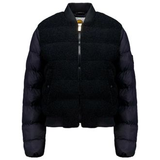 Ciesse Piumini Schwarze Bomberjacke mit geripptem Kragen - - Jackets - Damen - Schwarzk - S