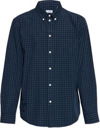 Burberry Homme, Chemises, Bleu, Taille: L Check Cotton Shirt