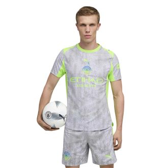 Puma Authentic 25/26 Drittes Trikot f&uuml;r Herren (Grau/Gr&uuml;n)