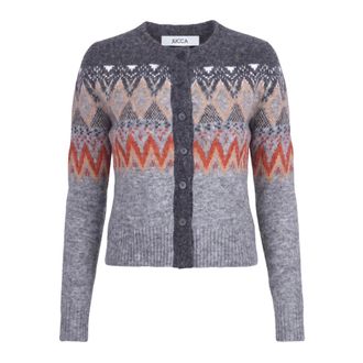 Jucca Femme, Pulls, Gris, Taille: 38 FR Cardigans