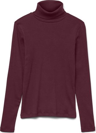 Vero Moda Damen Vmchloe Ls Rollnecktop Ga JRS Noos, Winetasting, Small